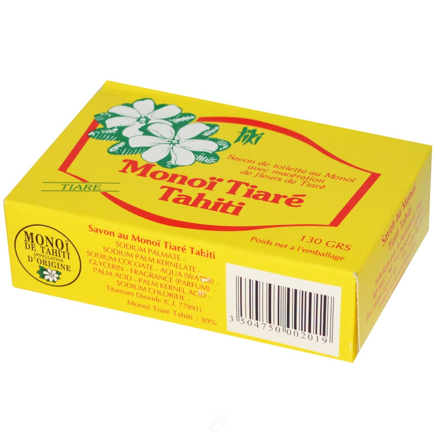 Monoi Tiki Tahiti - Tiare / Gardenia Soap